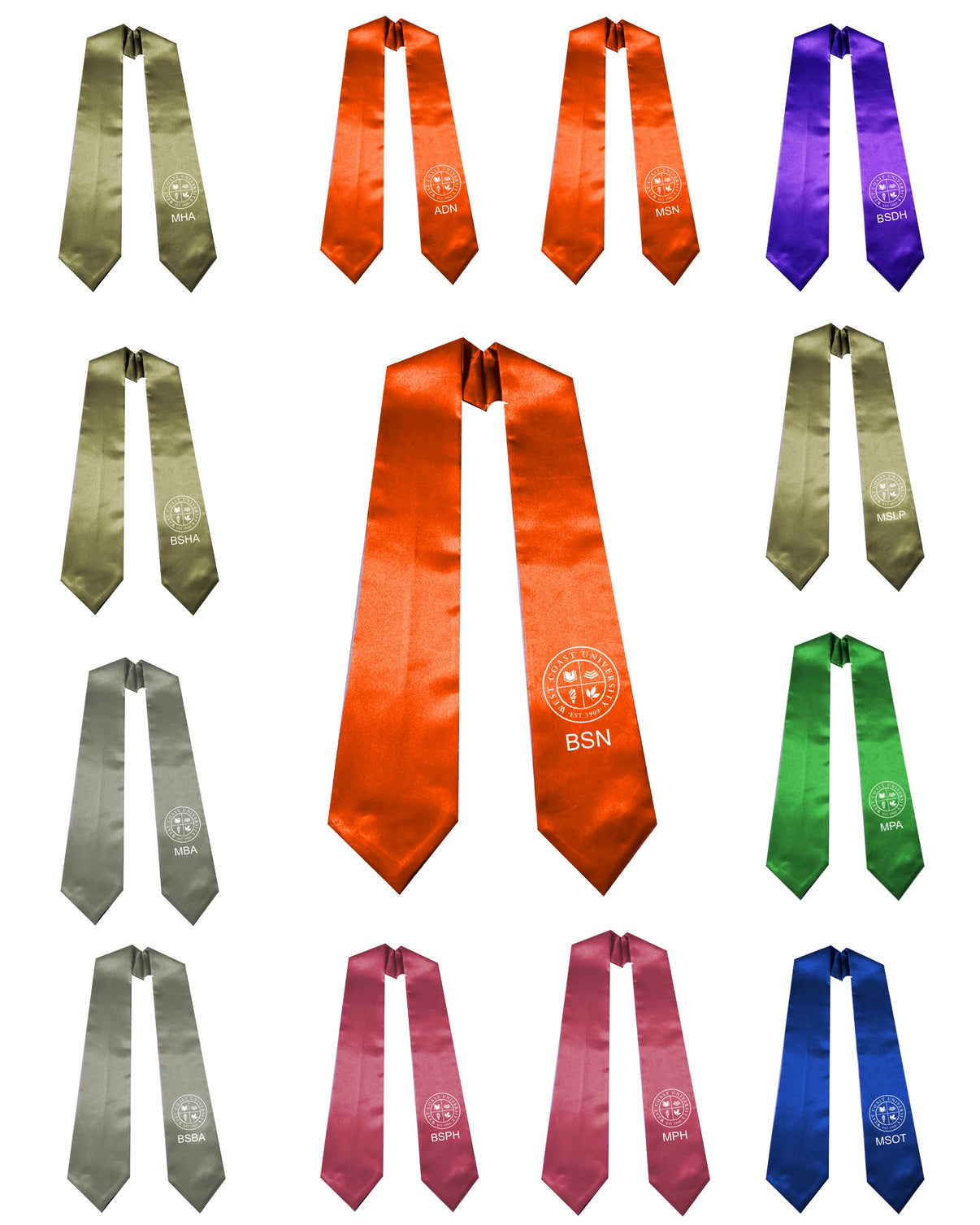 Graduation Stole – West Coast University Grad Shop